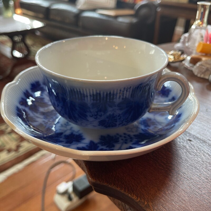 Flow Blue Tea Cup - Etsy