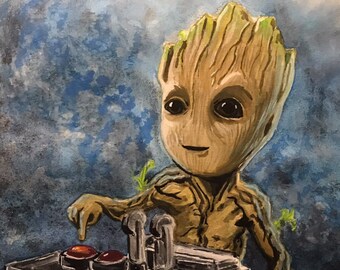 I Am Groot Art | Etsy