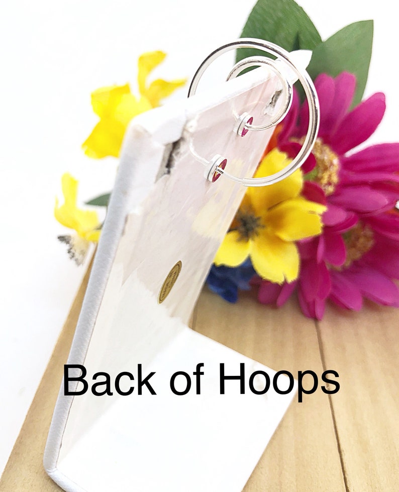 Silver Plated Spring Closure Hoops Hoops for Non-Pierced | Etsy