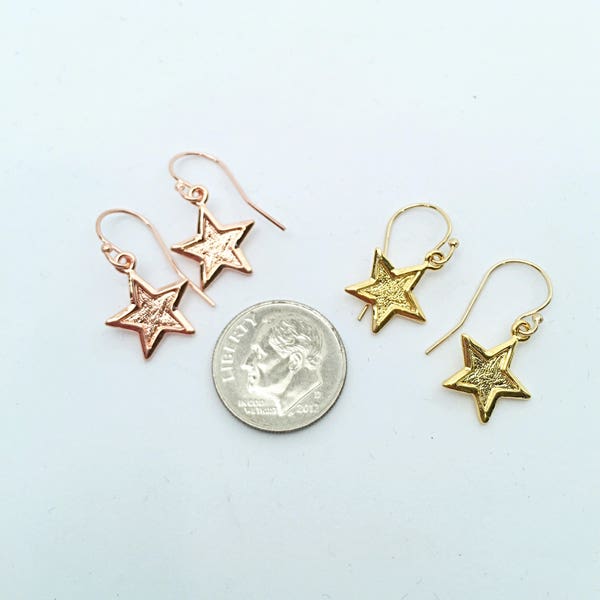Star Earrings Dangle - Etsy