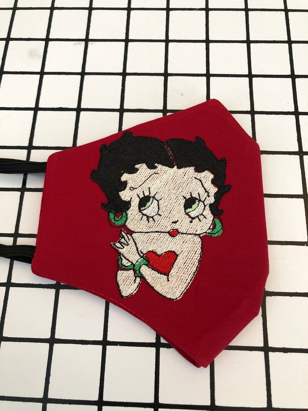 Betty Boop Face Mask - Etsy