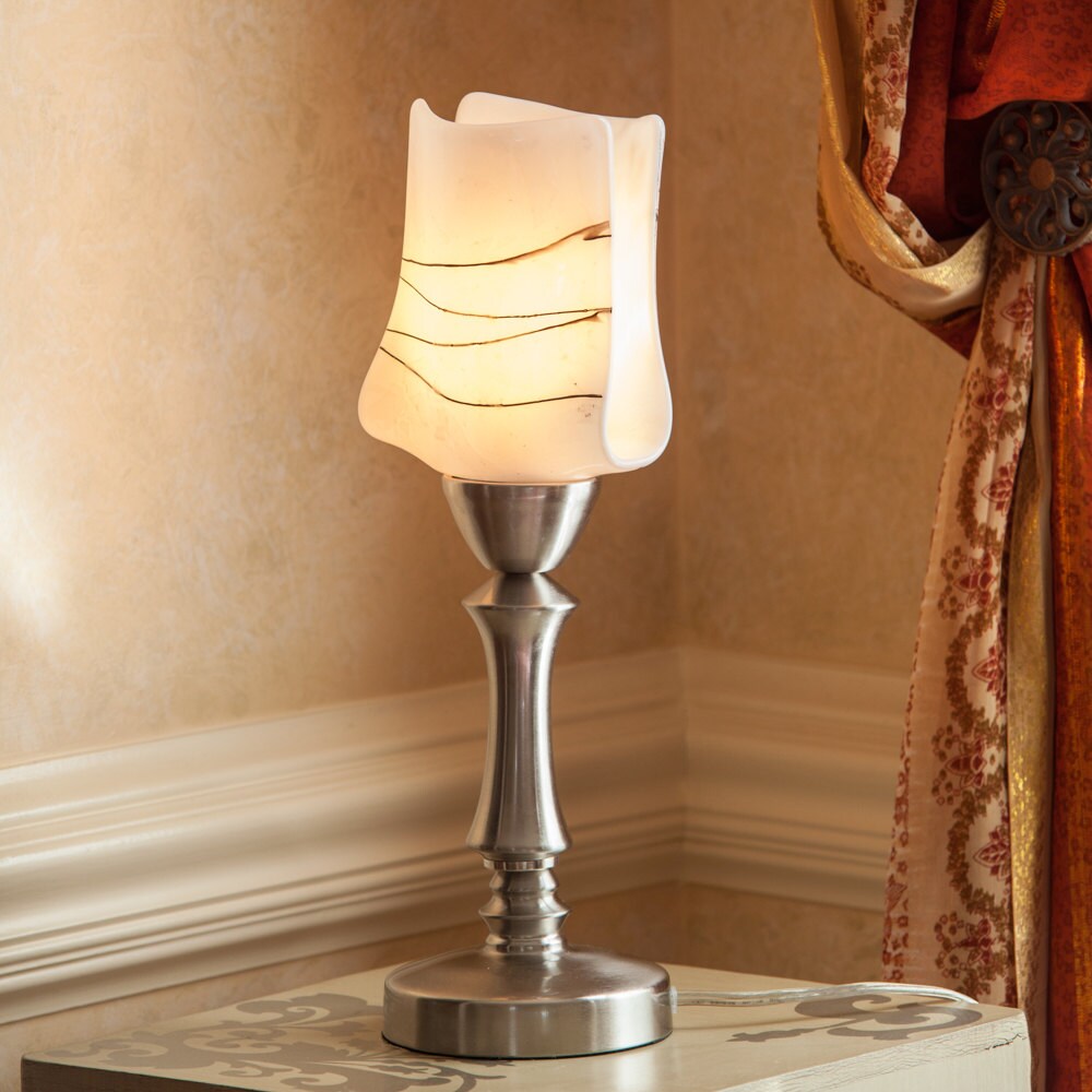 Fused Glass Table Lamp Glass Shade Art Glass Lamp One of a - Etsy