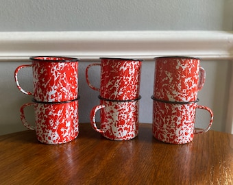 Red Graniteware | Etsy