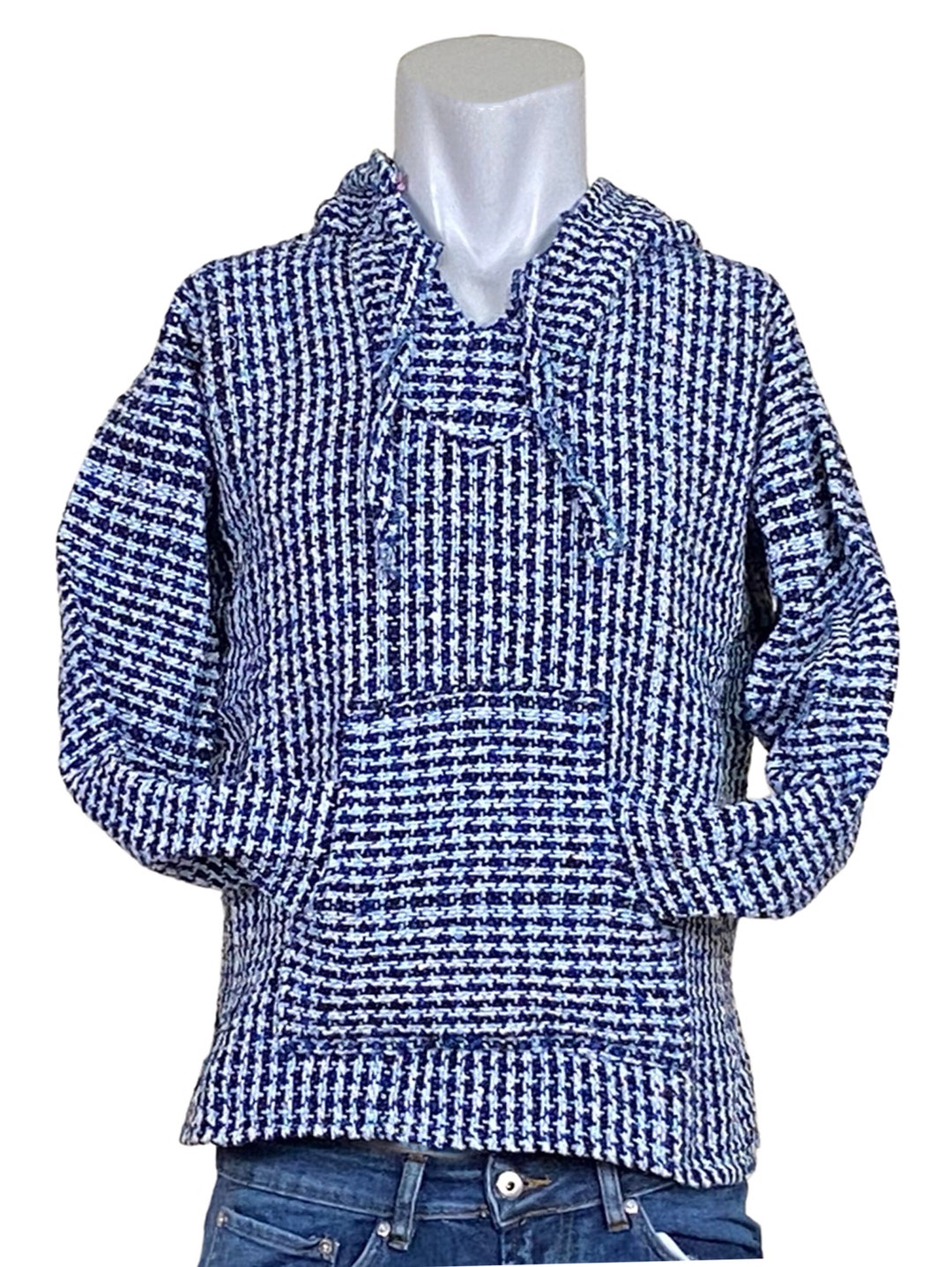 Mexican Baja Hoodie - Multicolor Surfer Skater Drug Rug Jacket Unisex ...