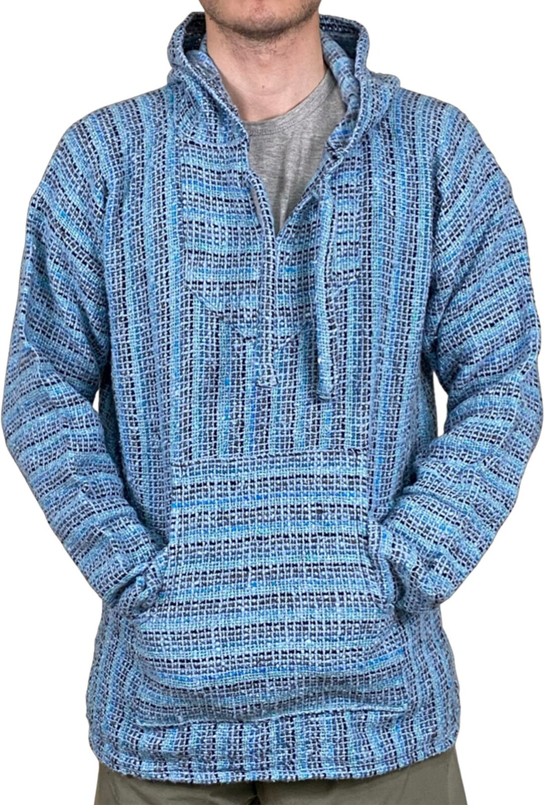 Mexican Baja Hoodie Multicolor Surfer Skater Drug Rug Jacket Unisex ...