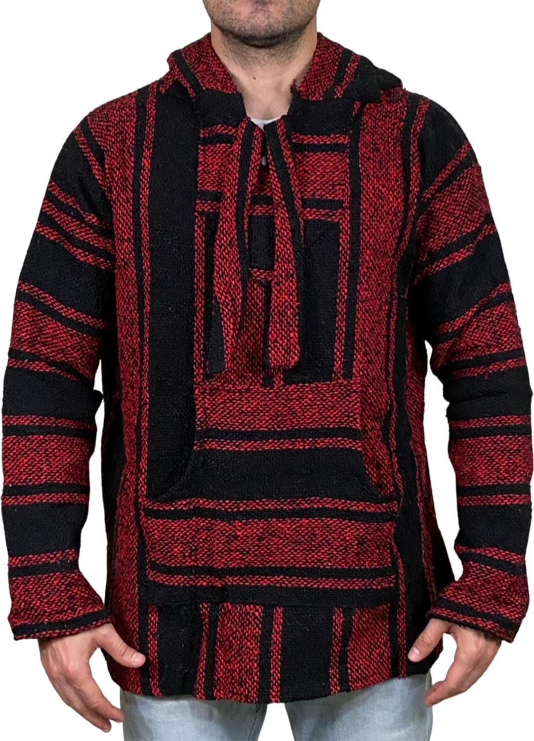 Mexican Baja Hoodie Multicolor Surfer Skater Drug Rug Jacket Unisex ...