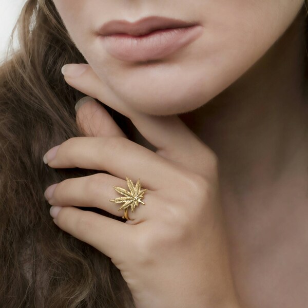 Marijuana Ring - Etsy