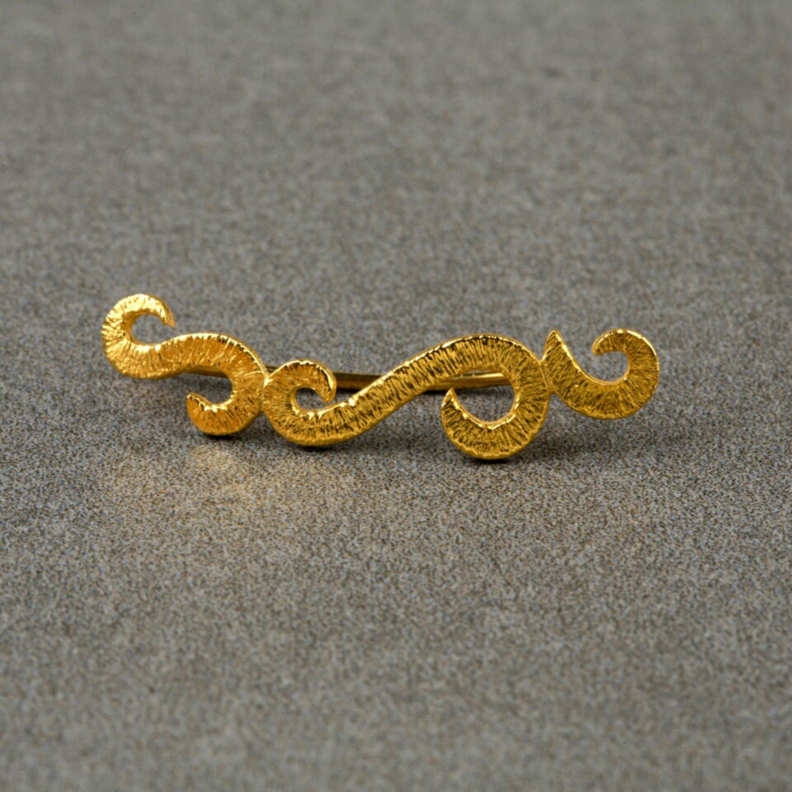 Whirl Ear Climbersear Cuff Earring925 Sterling | Etsy