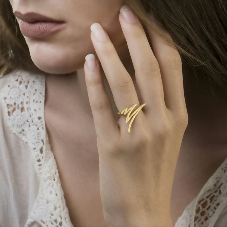 Minimal Ring 925 Silver Ring Contemporary Jewellery Modern | Etsy