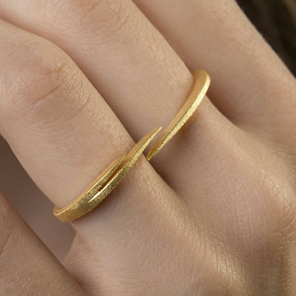 Double Finger Ring - Etsy