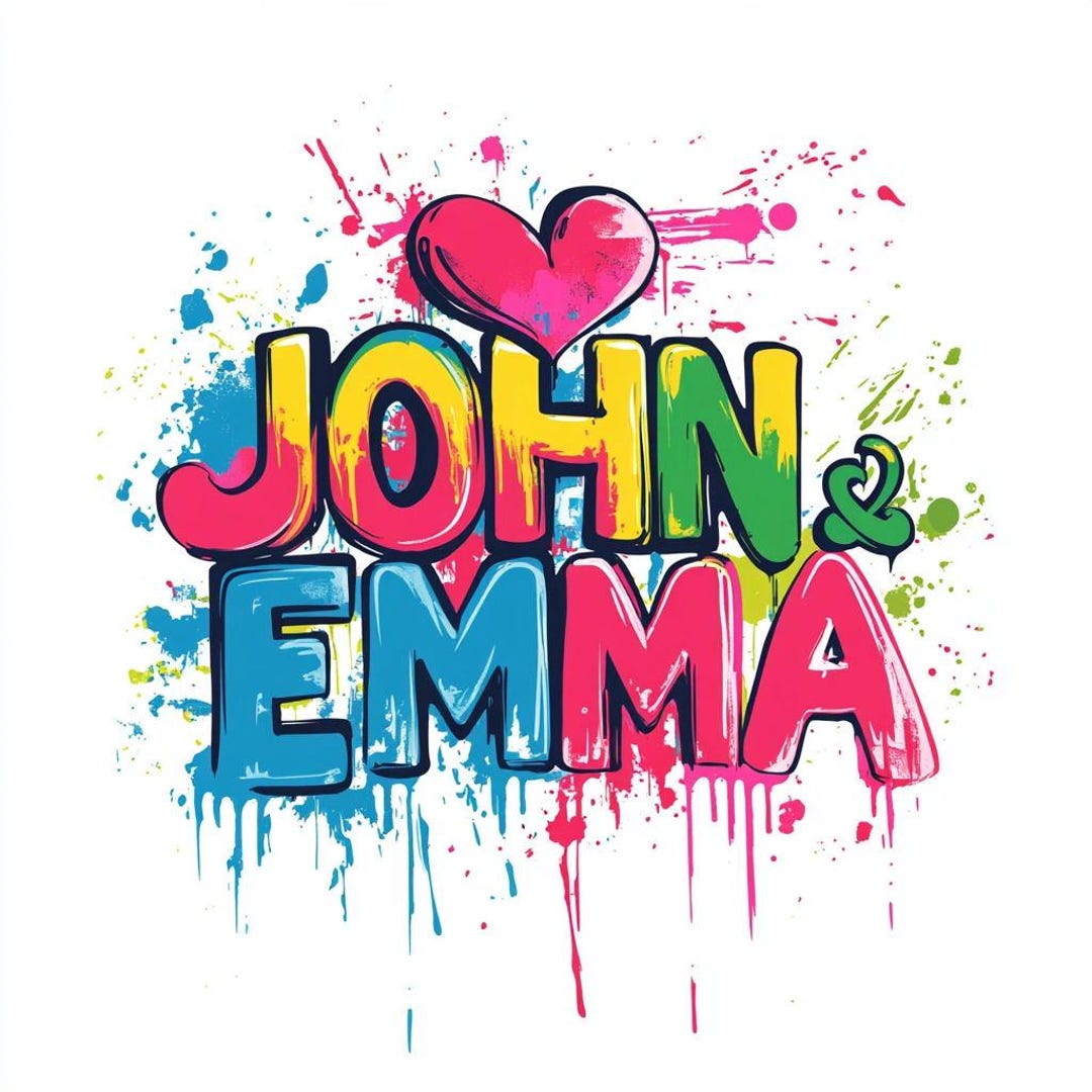 FULL COLOR CUSTOM Graffiti Name Vinyl Wall Decal-sticker Best Gift - Etsy