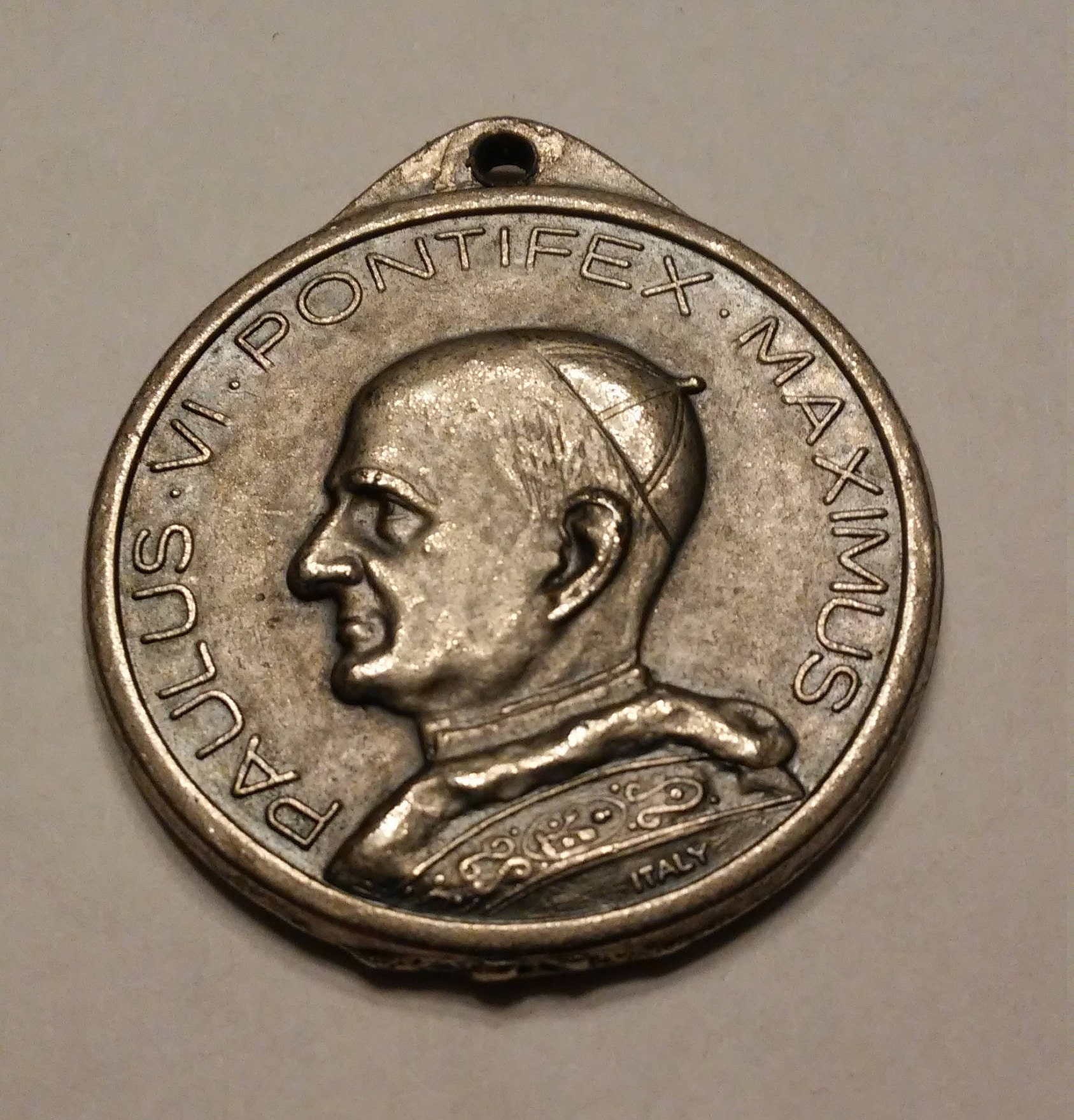 Pope Paulus VI Pontifex Maximus 1960's-1970's Medal Pendant - Etsy