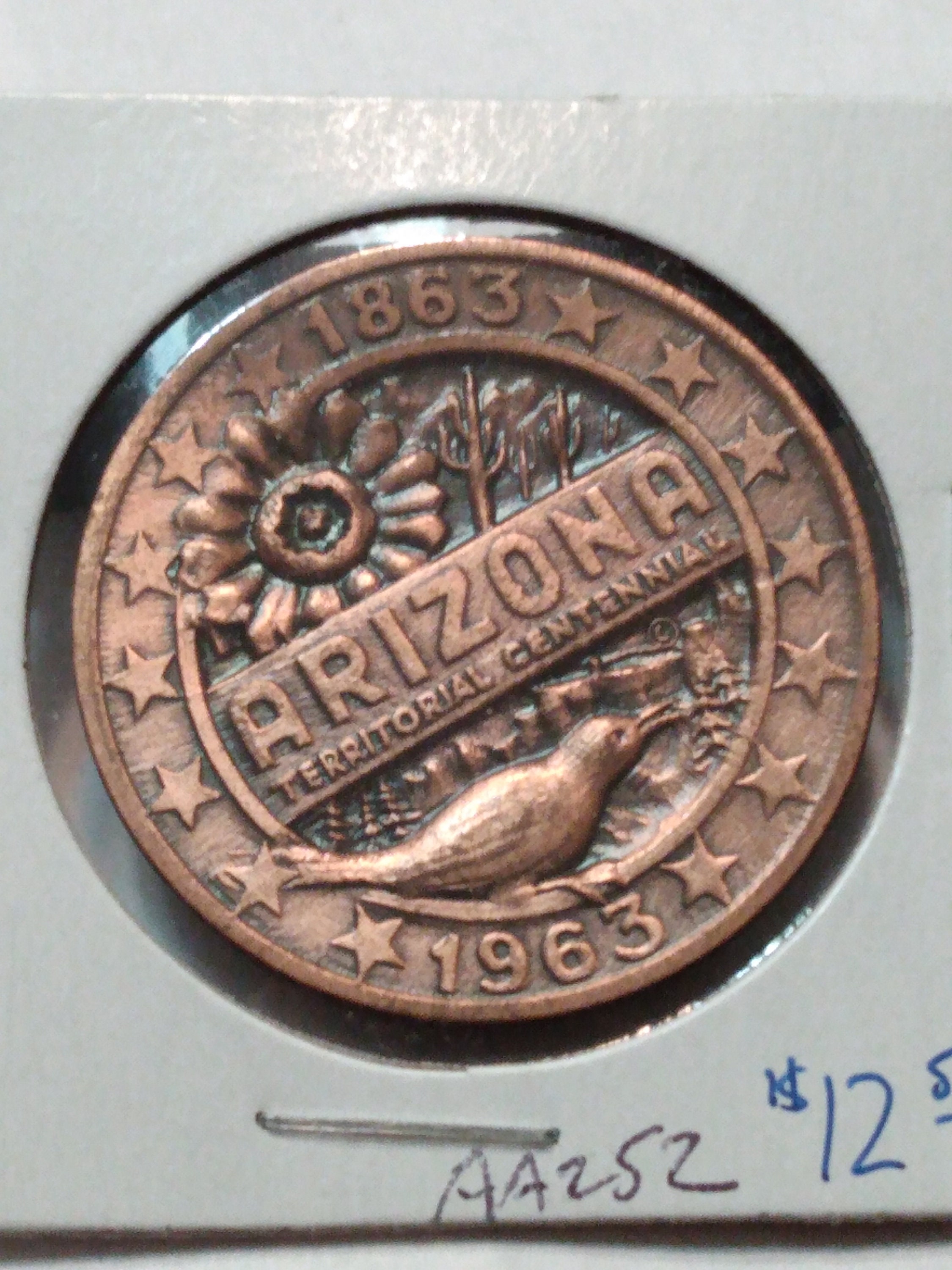 1863-1963 Arizona Territorial Centennial Medal | Etsy