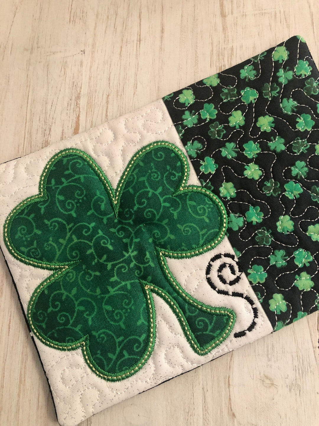 Shamrock Mug Rugs,st.patricks Day,coasters,gift,coffee Lover,hostess ...