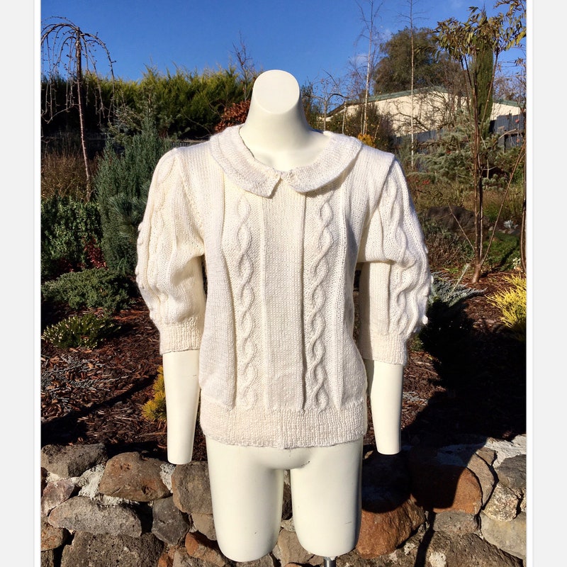 Sweater With Collar - Etsy