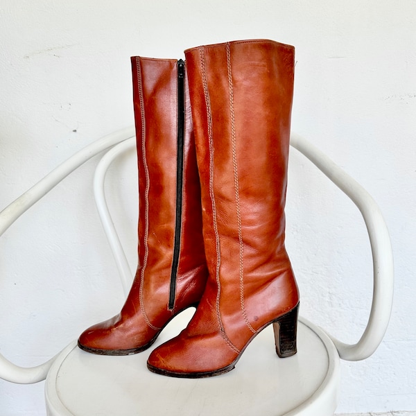 Shop 70s Knee High Boots - Etsy