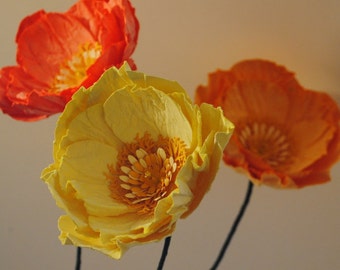 Paper Poppies | Etsy