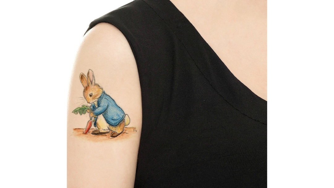 Temporary Tattoo - Peter Rabbit - Various Patterns / Tattoo Flash - Etsy