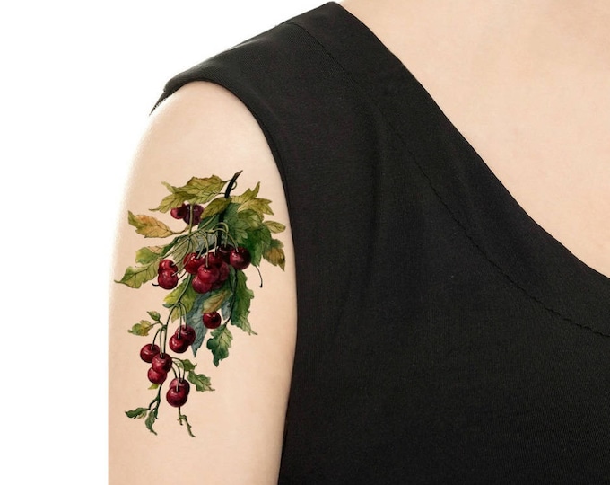 Temporary Tattoo Multi Flower Vintage Tattoo / Lily of the - Etsy