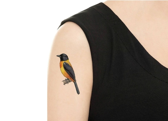 Thrush Bird Tattoo