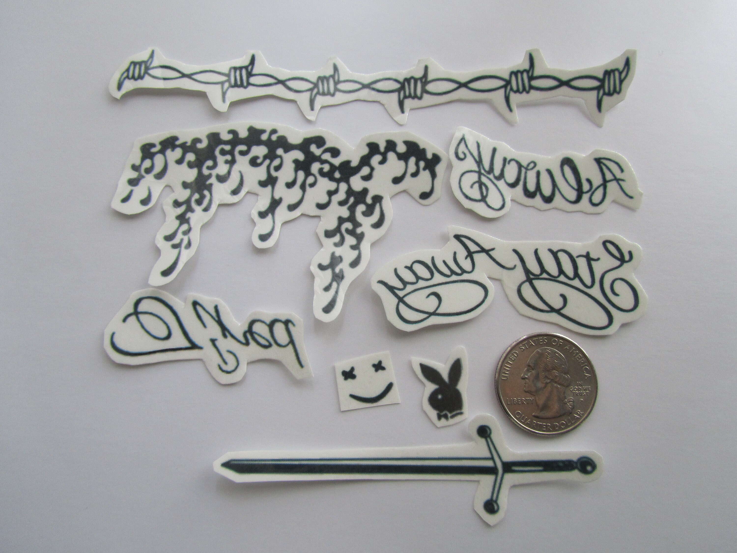 TEMPORARY TATTOO - Tekashi69 Temporary Tattoos Set - 6ix9inetattoos ...