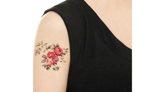 Victorian Rose Tattoo