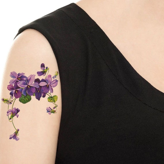 Fuschia Flower Tattoo