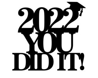 2022 Cake Topper Svg | Etsy