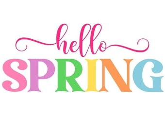 Spring Sign Png | Etsy