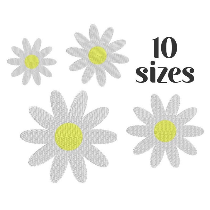 Daisy Embroidery - Etsy