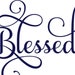 Blessed SVG, Blessed Script SVG, St Patricks Day SVG, Digital Download ...