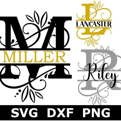 Split Monogram B SVG/PNG/DXF Alphabet B Monogram Frame - Etsy