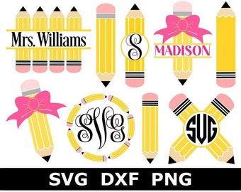 School Name Frame SVG Bundle - Etsy
