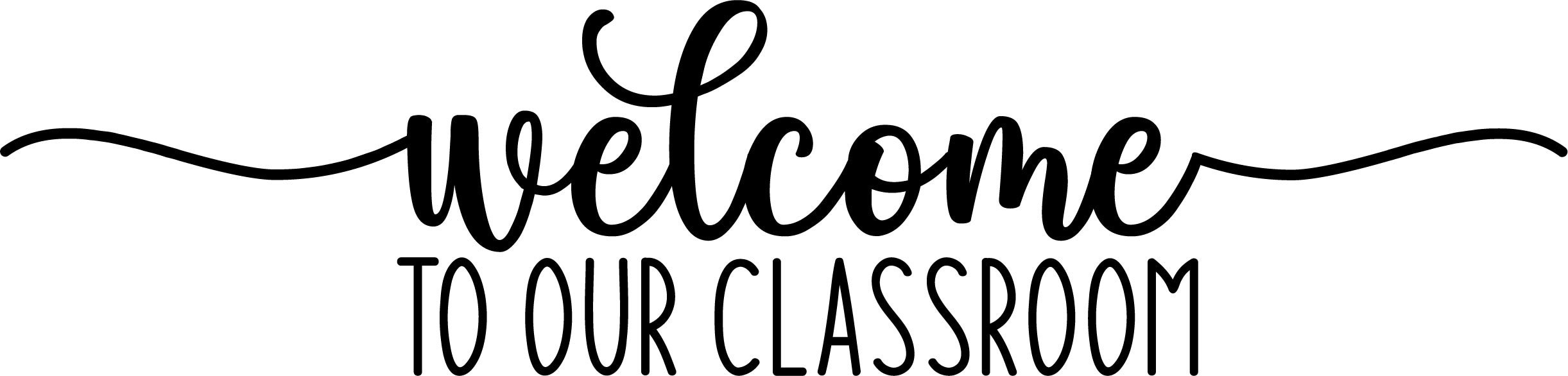 Welcome To Kindergarten Clip Art Black And White