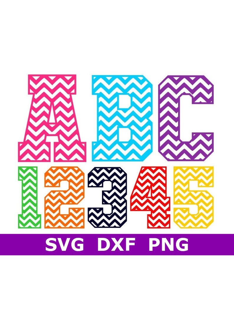 Rebecca Chevron Letters