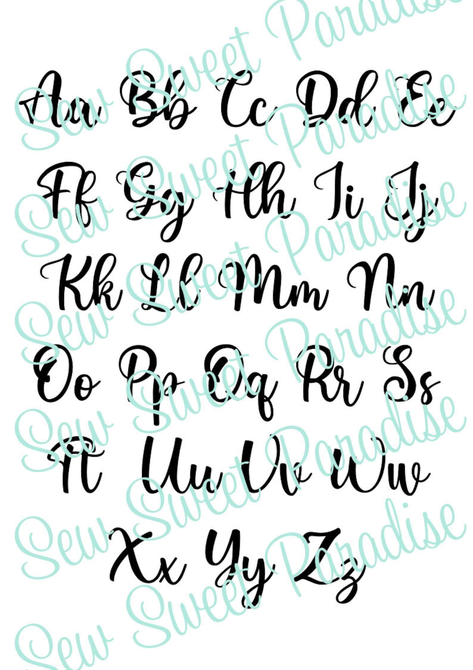 Farmhouse Font SVG OTF Farmhouse Font Alphabet Script - Etsy UK