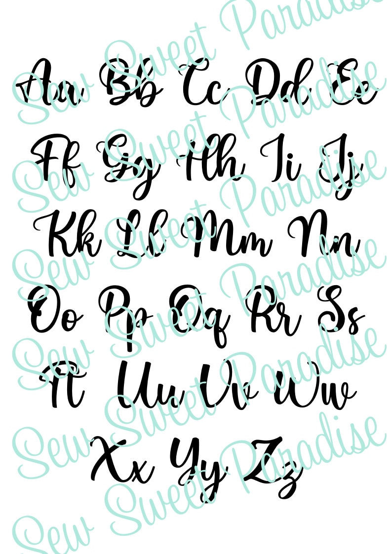 Farmhouse Font SVG OTF Farmhouse Font Alphabet Script - Etsy