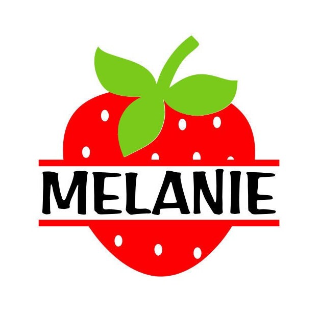 Strawberry SVG Name Frame SVG Fruit SVG Digital Download - Etsy
