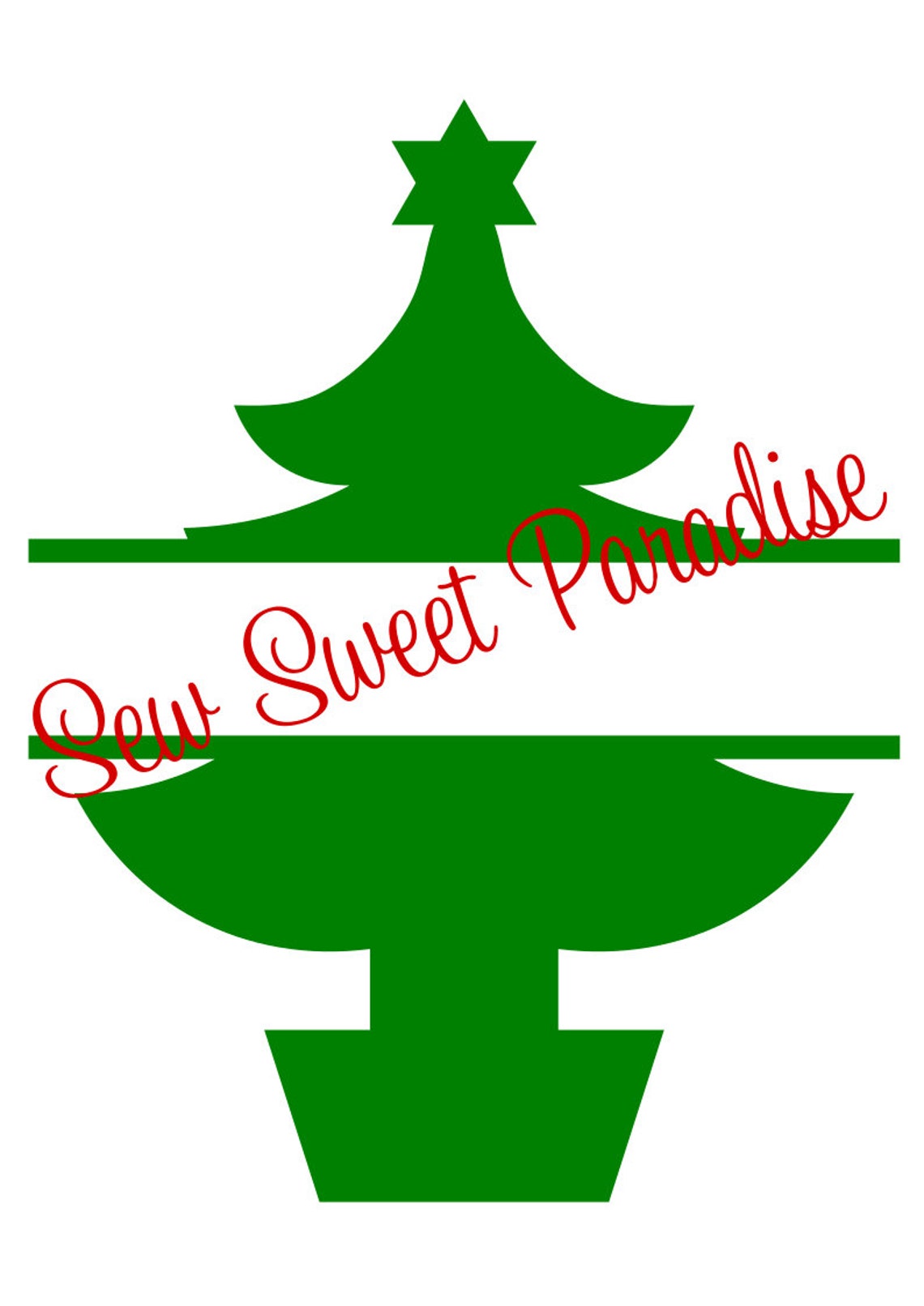 Christmas Tree Name Frame SVG Christmas Name Frame SVG - Etsy