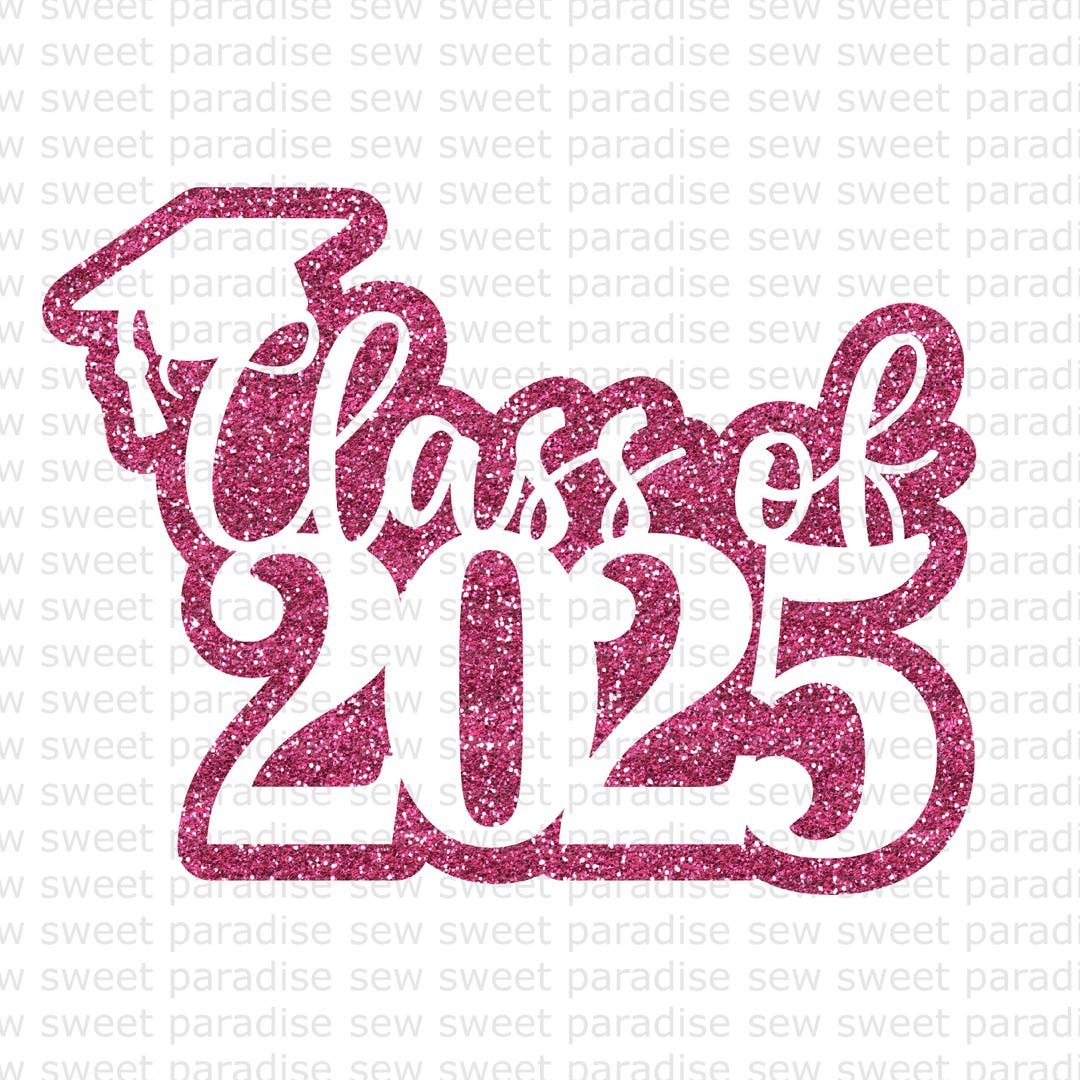 Class of 2025 PNG Design, Grad Cap 2025 Cake Topper PNG Design, Pink ...
