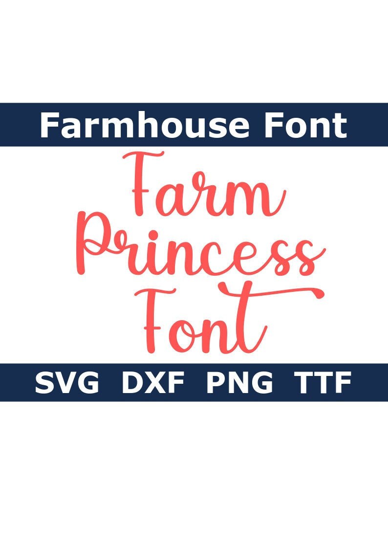 Farmhouse Font SVG TTF Farmhouse Font Alphabet Script - Etsy Australia