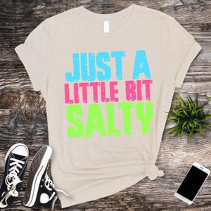 Just a Little Bit Salty PNG, Summer PNG, SVG, Grunge, Instant Download ...