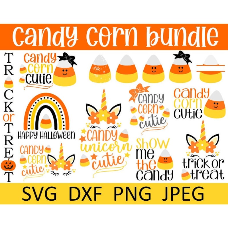 Candy Corn Svg - Etsy