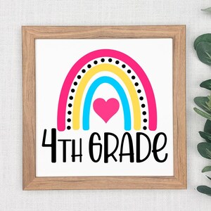 Back to School Rainbow SVG, Rainbow Grades SVG, Rainbow Shirt SVG ...