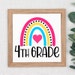 Back to School Rainbow SVG, Rainbow Grades SVG, Rainbow Shirt SVG ...
