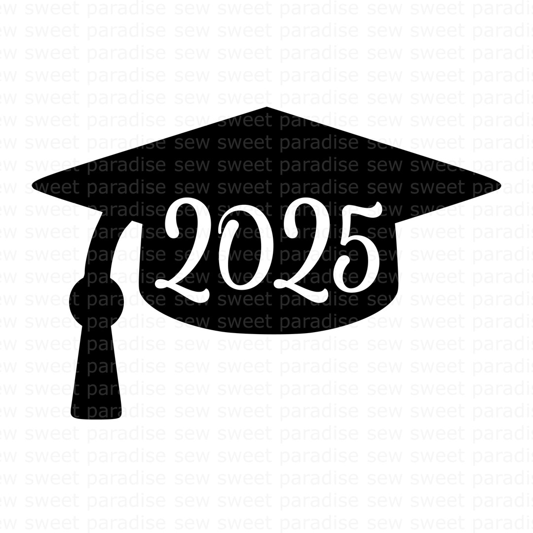 2025 Graduation Cap SVG / PNG, Klasse von 2025 SVG, Senior 2025 ...