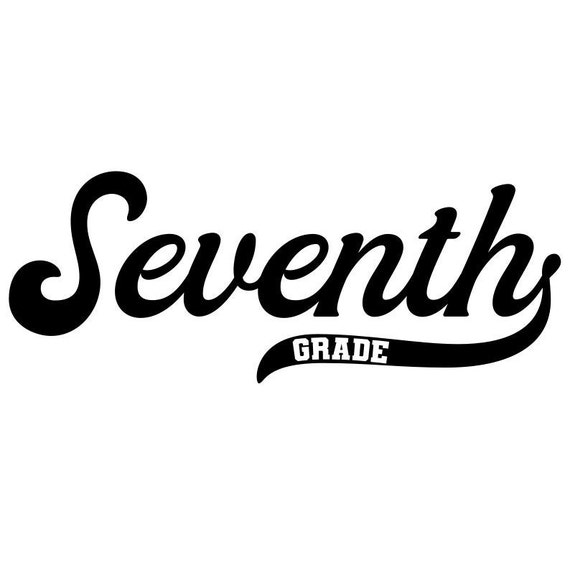 Seventh Grade SVG 7th Grade Sign SVG Baseball School Shirt - Etsy