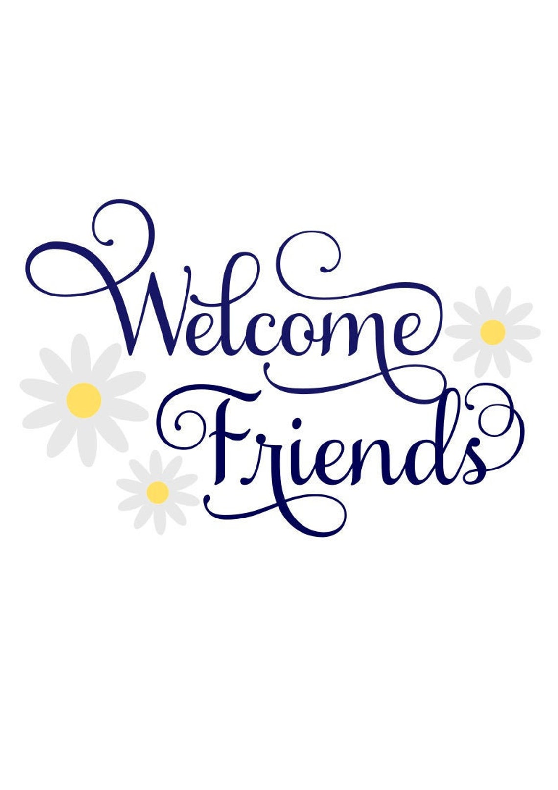 Welcome Sign SVG Welcome Friends SVG Welcome SVG Digital | Etsy
