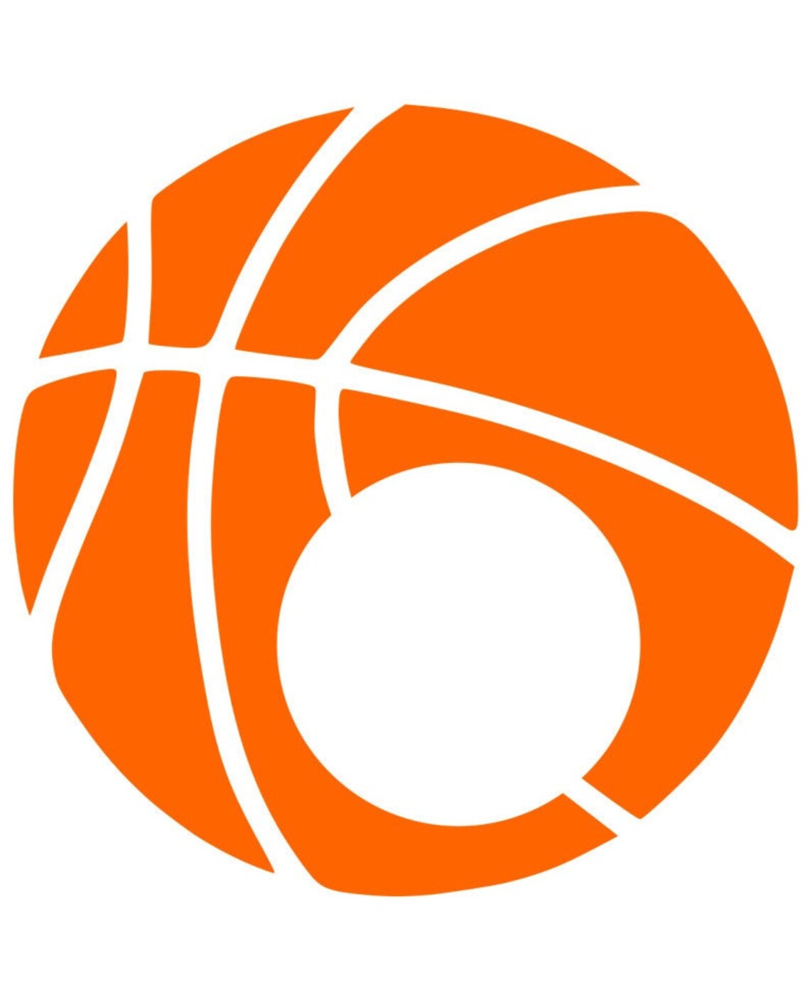 Basketball SVG Basketball Monogram Frame SVG Digital - Etsy