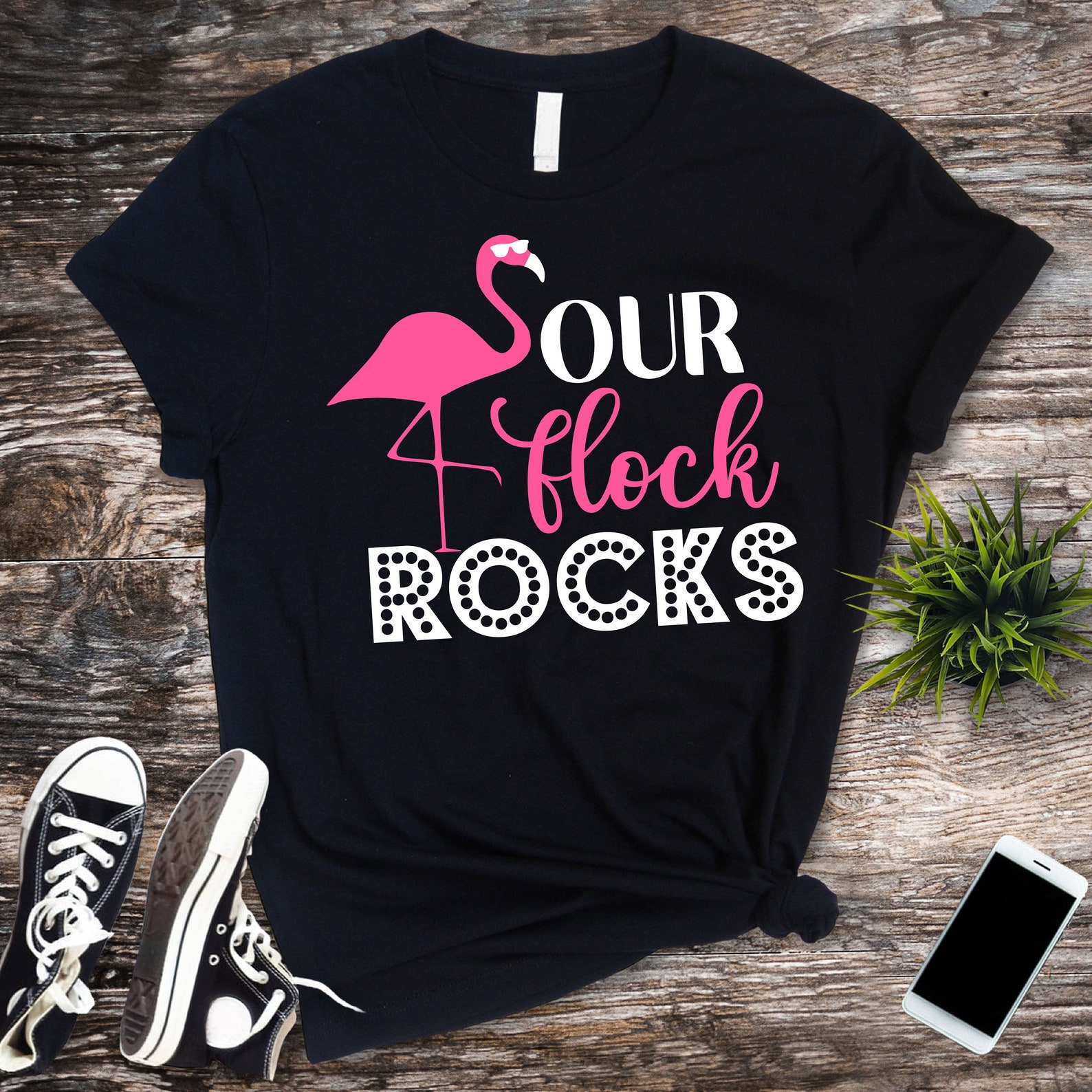 Flamingo SVG, Our Flock Rocks SVG, Summer SVG, Digital Download, Cut ...